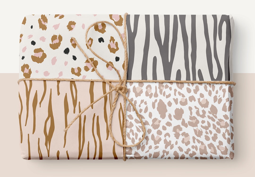 Safari Animal Prints, Animal Skin Backgrounds, Digital Papers, Leopard ...