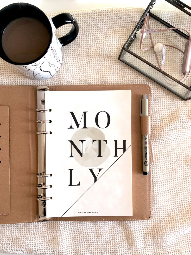 Single Printable Planner Dashboard MONTHLY Divider. Ideal as - Etsy