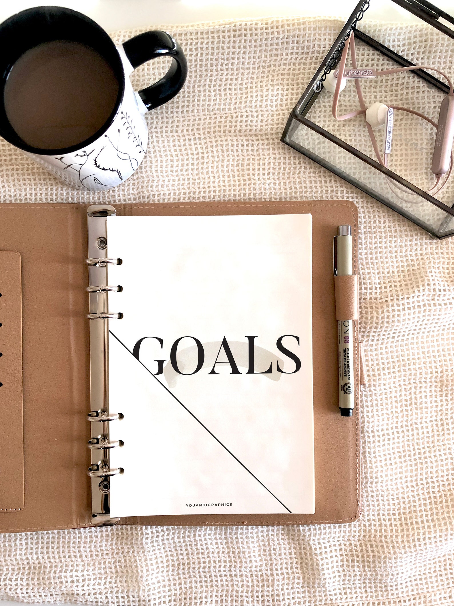 Single Printable Planner Dashboard GOALS Divider. Ideal as Planner ...