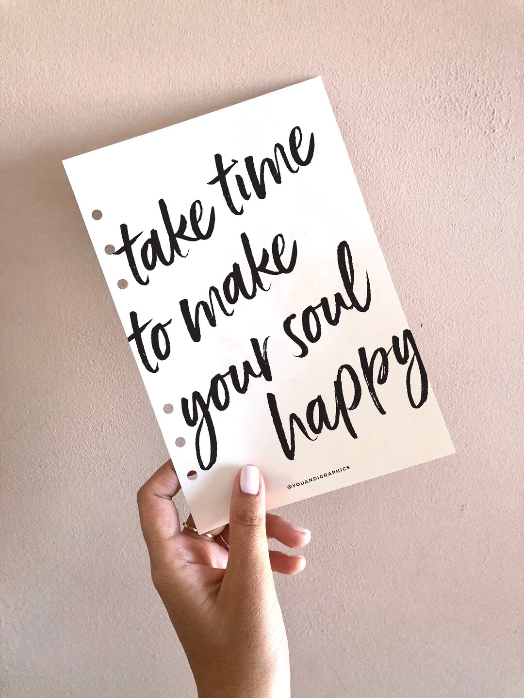 Inspirational Quote Planner Dashboard, Minimalist Printable (PDF) - Etsy