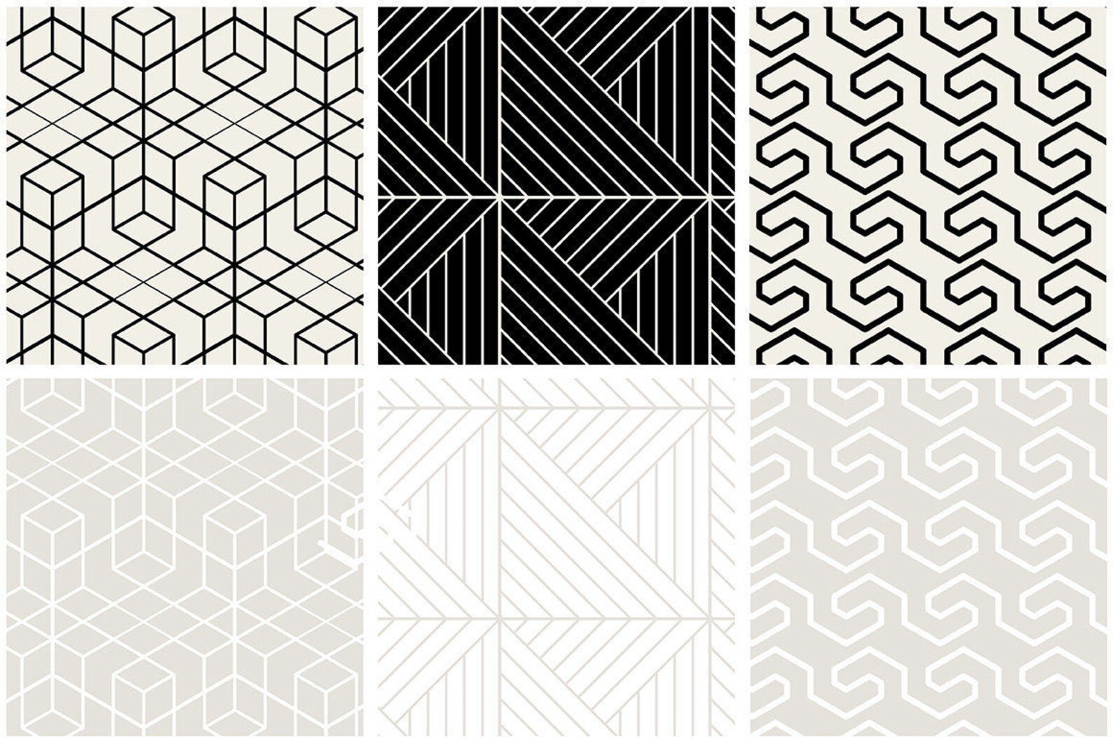 Digital Paper Printable Paper Scrapbook Clipart Geometry - Etsy