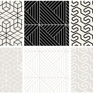 Digital Paper, Printable Paper, Scrapbook Clipart Geometry Lines ...