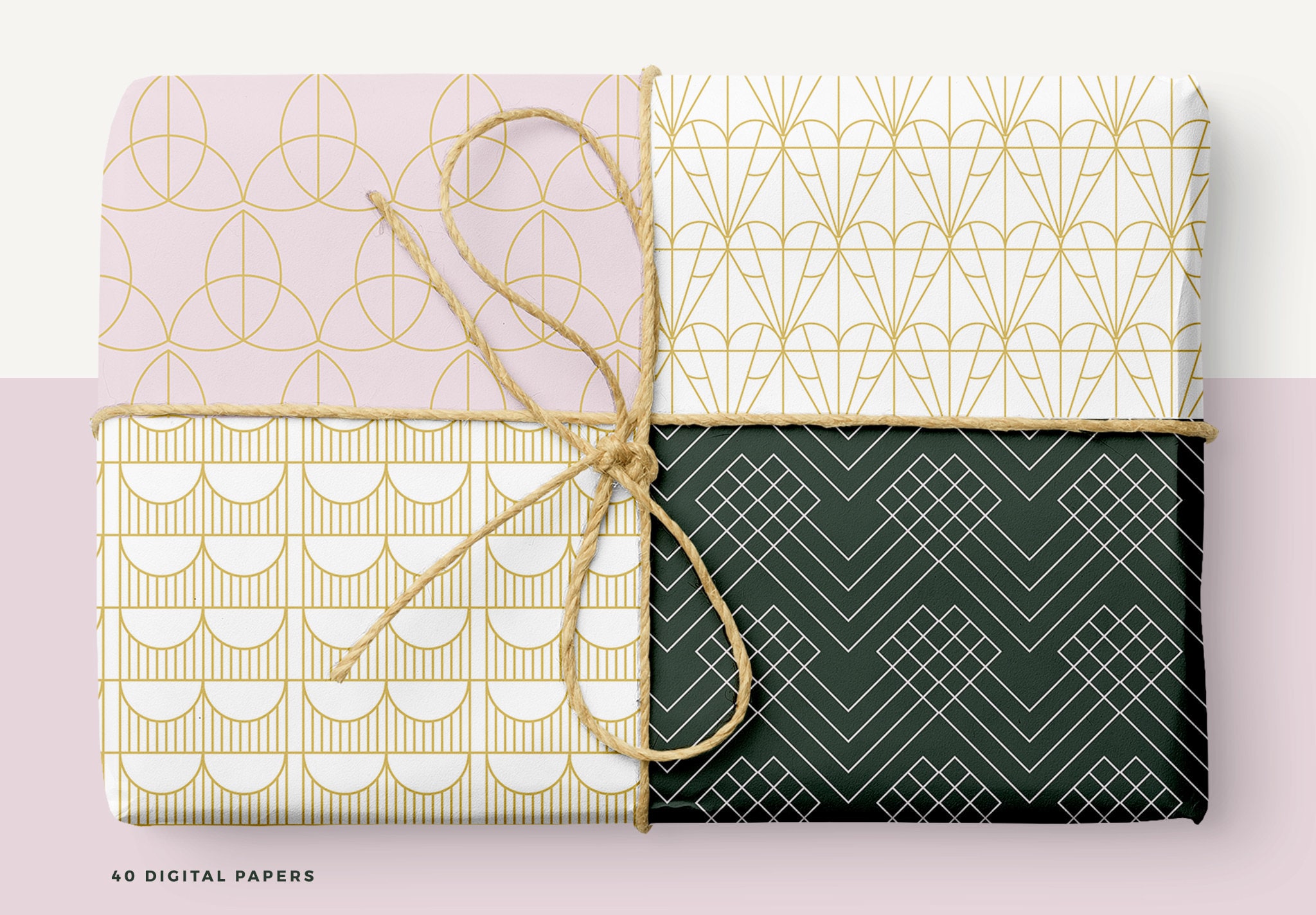 Simple Monoline Patterns Backgrounds Digital Papers - Etsy