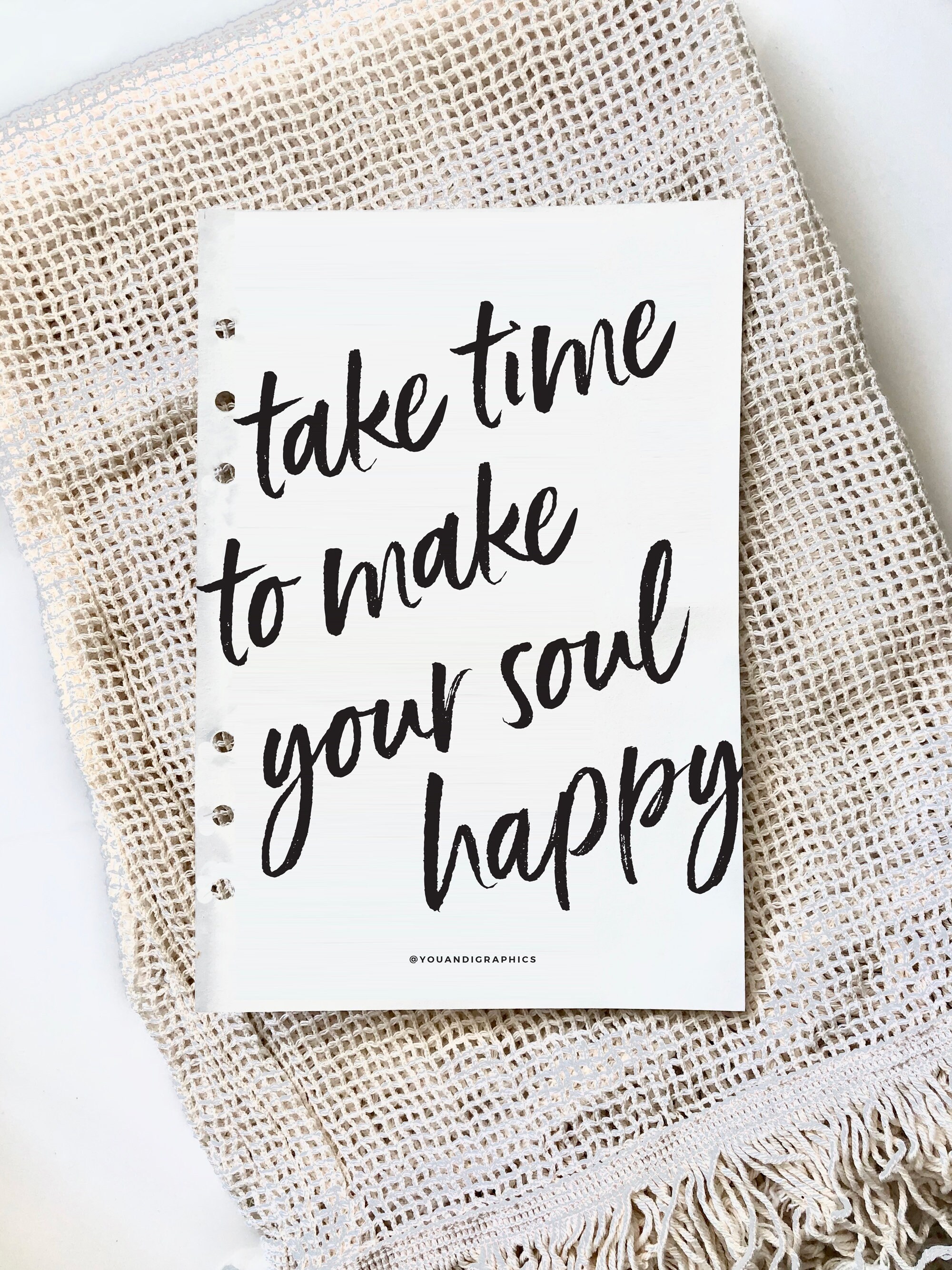 Inspirational Quote Planner Dashboard, Minimalist Printable (PDF) - Etsy