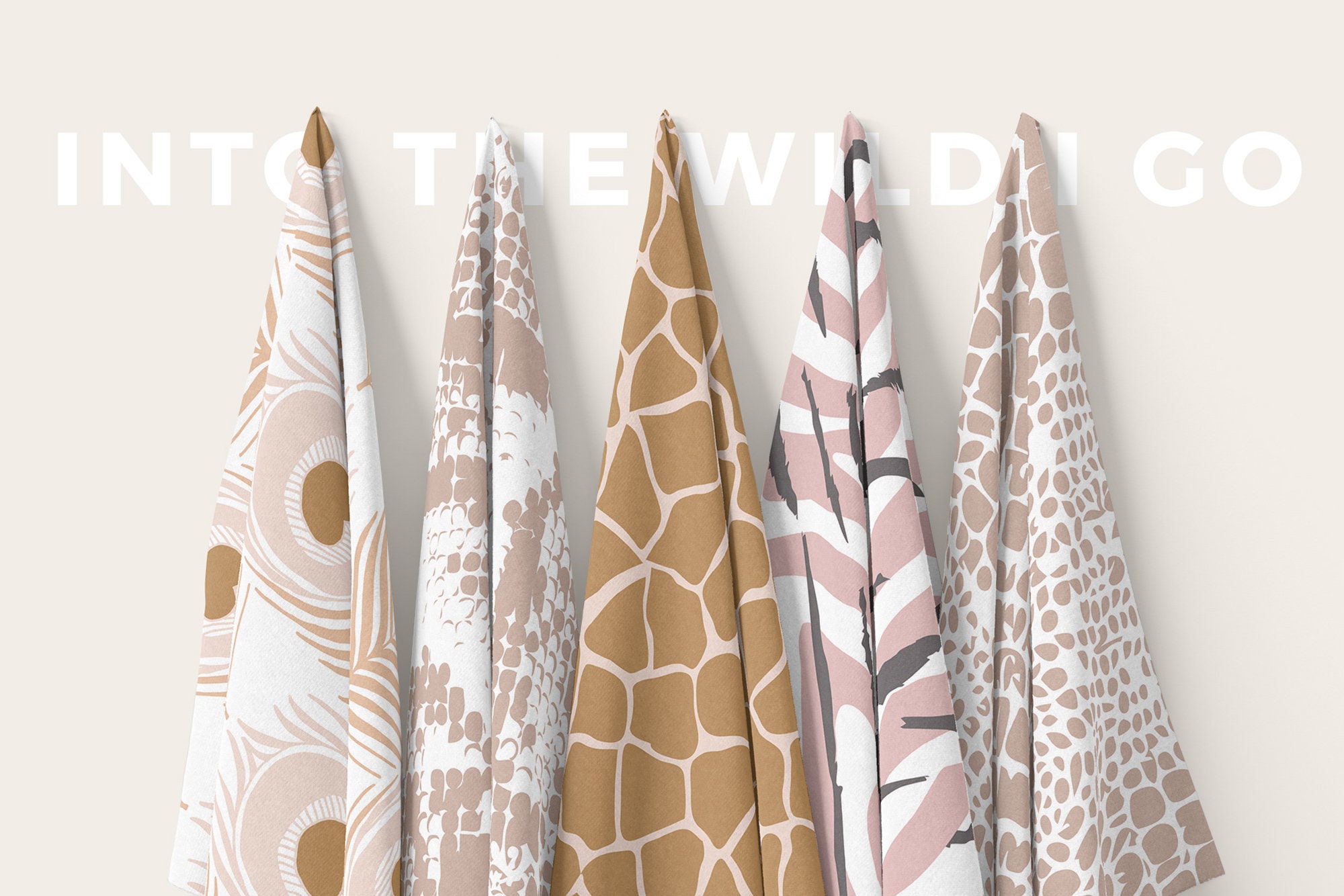 Animal Print Digital Paper Set, Safari Backgrounds (JPG) - Etsy