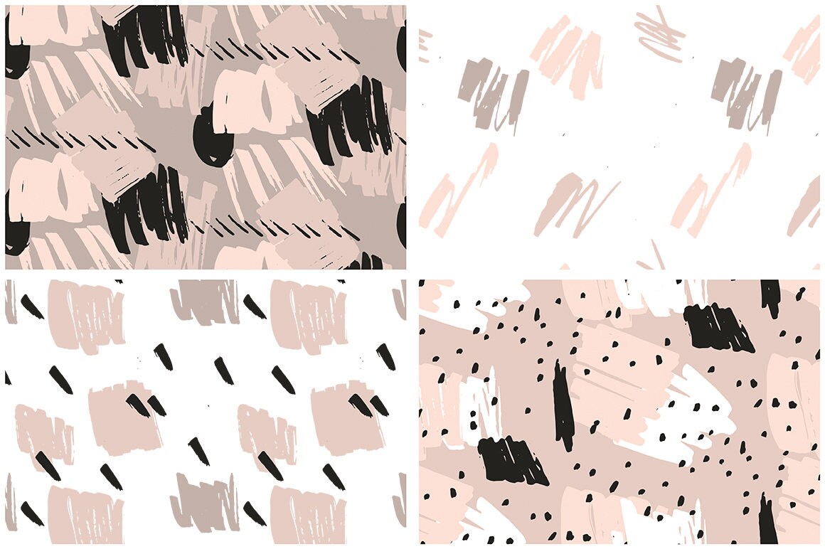 Blush Pink Backgrounds, Brushed Pattern, Abstract Clipart, Digital ...