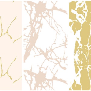 Marble, Marbled Pattern, Gold Effect, Digital Paper, Printable Papers ...
