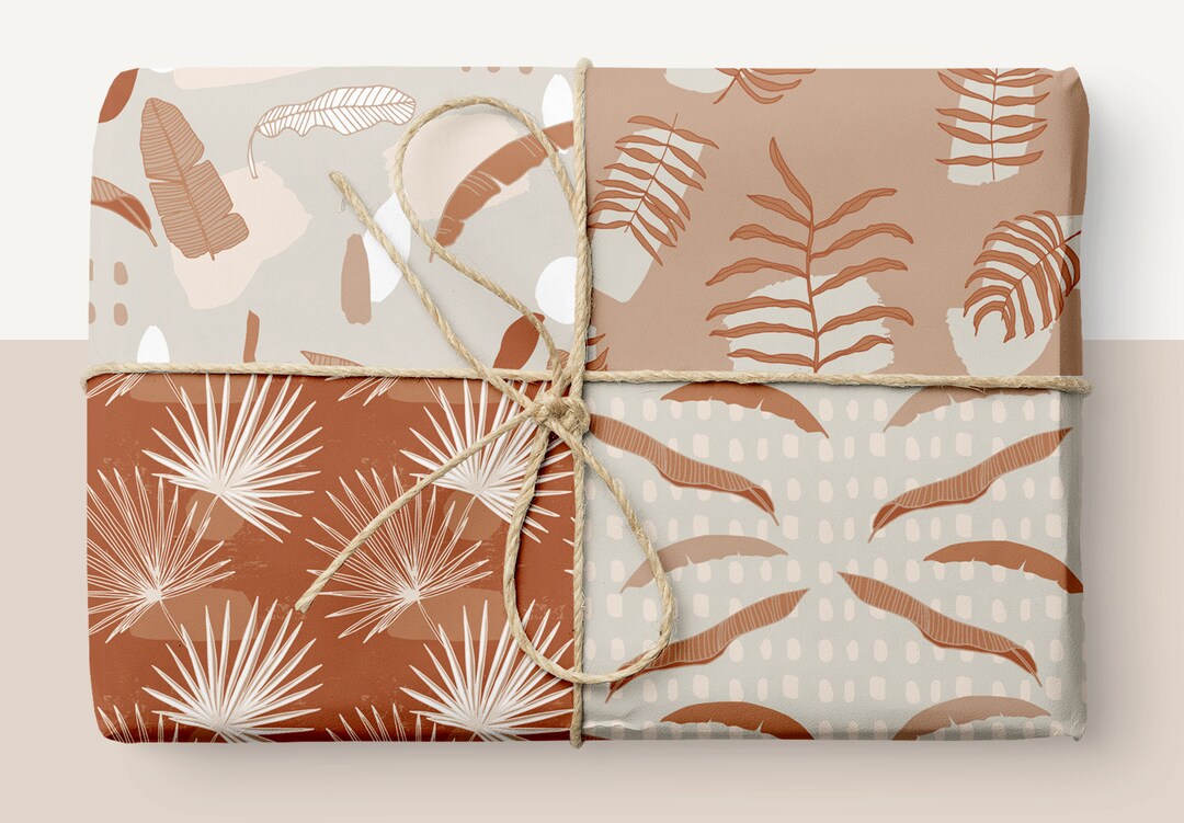 Tropical Leaves Backgrounds, Digital Paper, Hand-drawn, Jungle Patterns ...