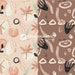 Earthy Abstract Watercolor Paper Set, Printable Backgrounds (digital ...