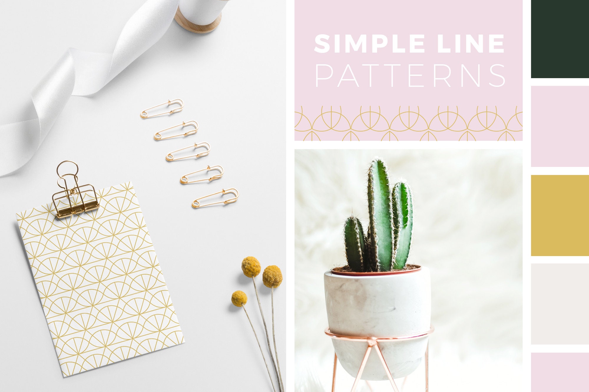 Simple Monoline Patterns Backgrounds Digital Papers | Etsy