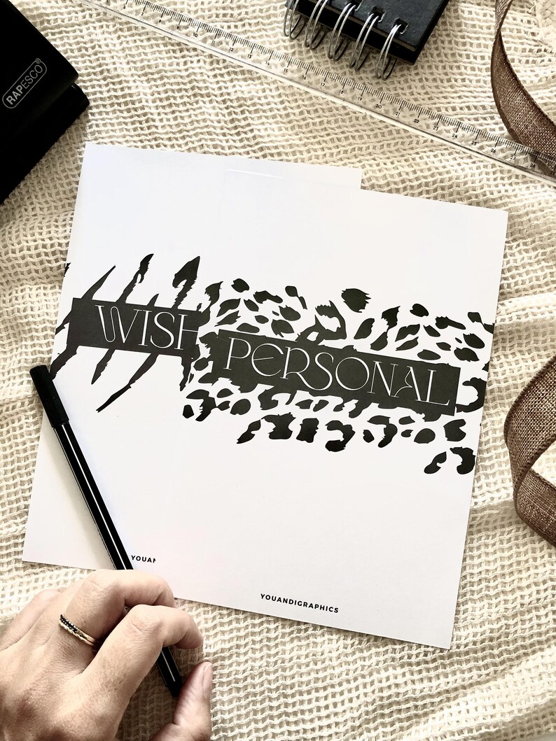 Animal Print Printable Planner Dashboards Inserts Dividers - Etsy