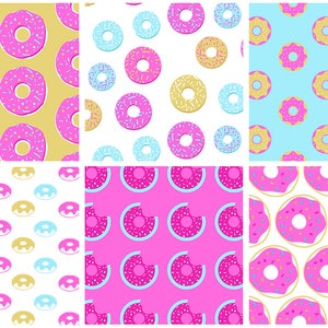 Printable Papers, Scrapbook Paper, Digital Papers, Kids Crafts, Donuts ...