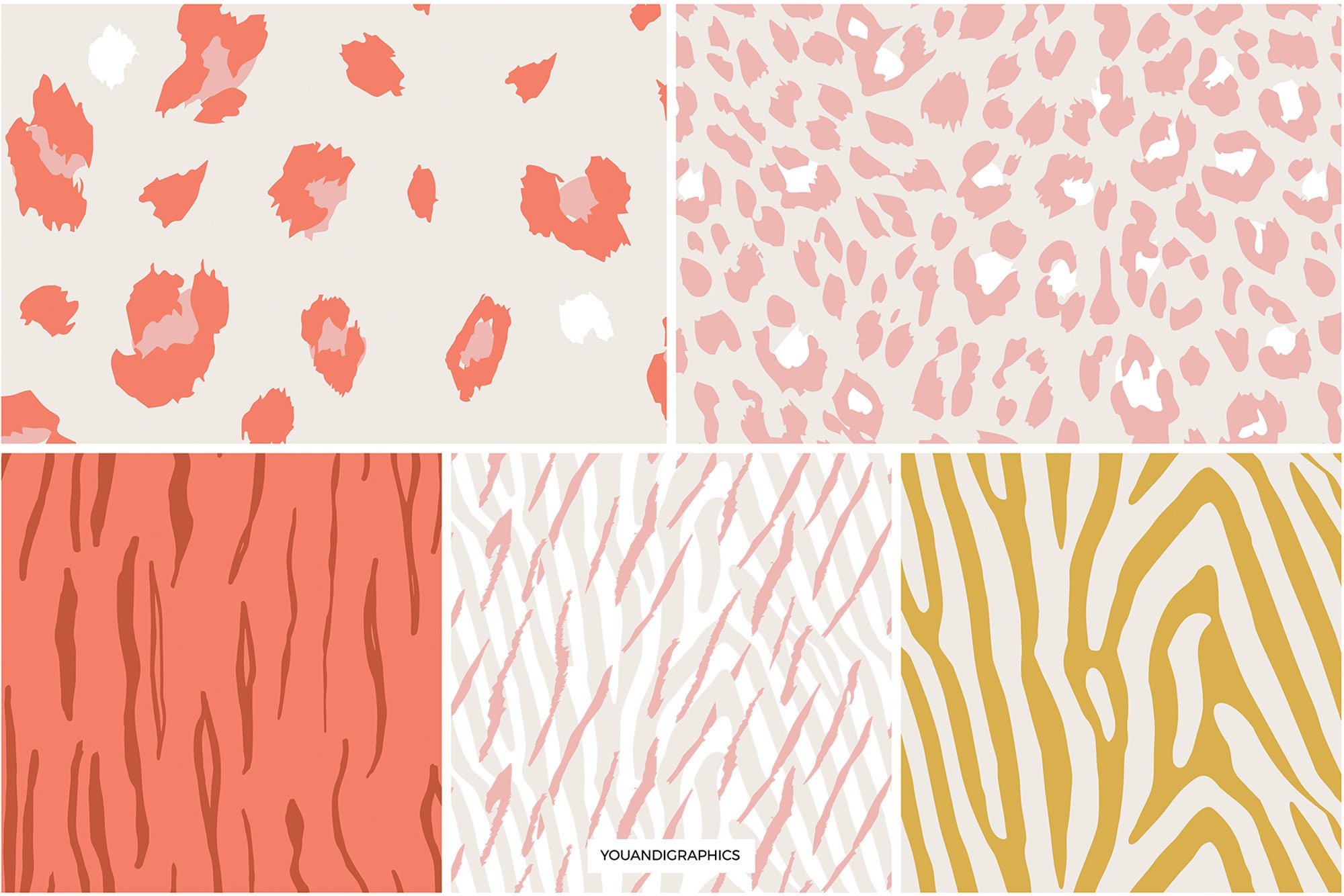 Animal skin animal print background printable paper | Etsy