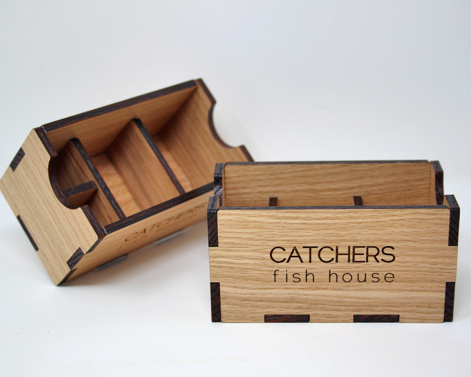 Sugar Caddy Wood Divided Sugar Packet Holder Customize Our Caddies With ...