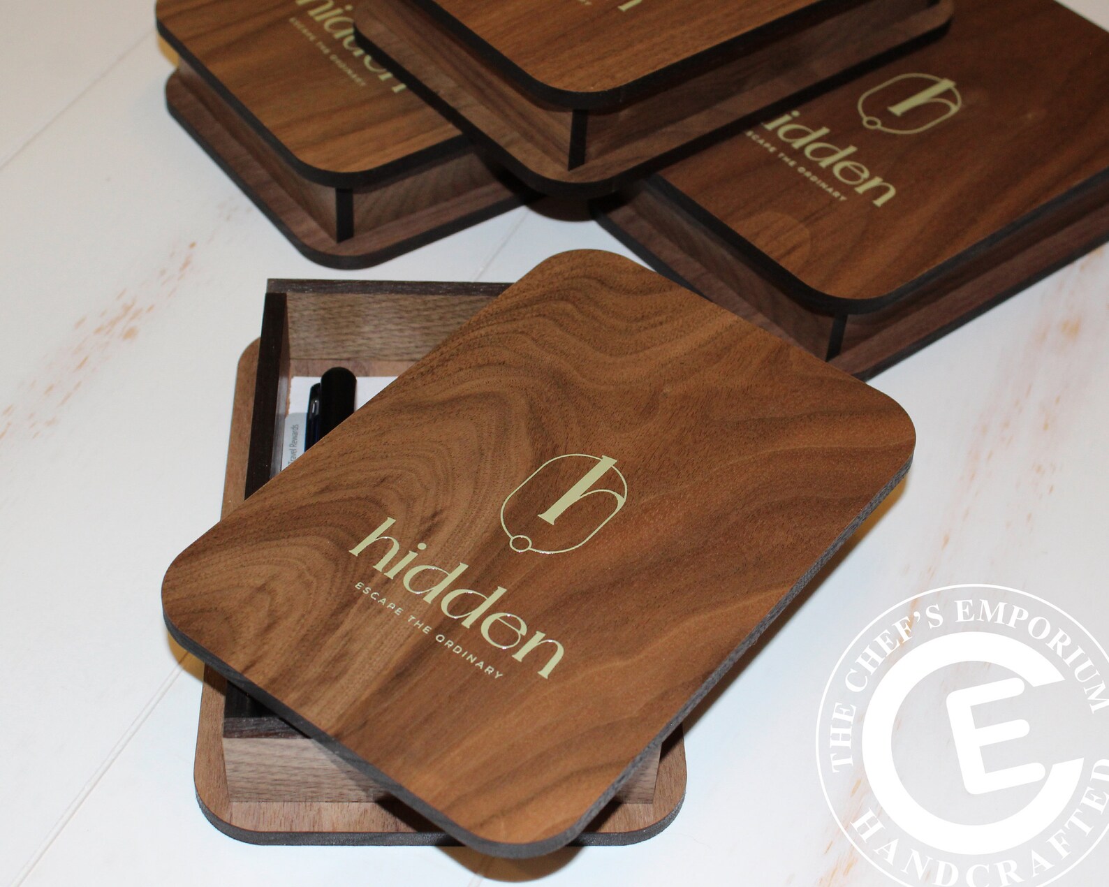 Wood Check Presenter Restaurant Bill Box Check Holder - Etsy