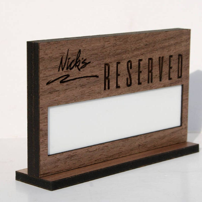 Reserved Sign - Etsy