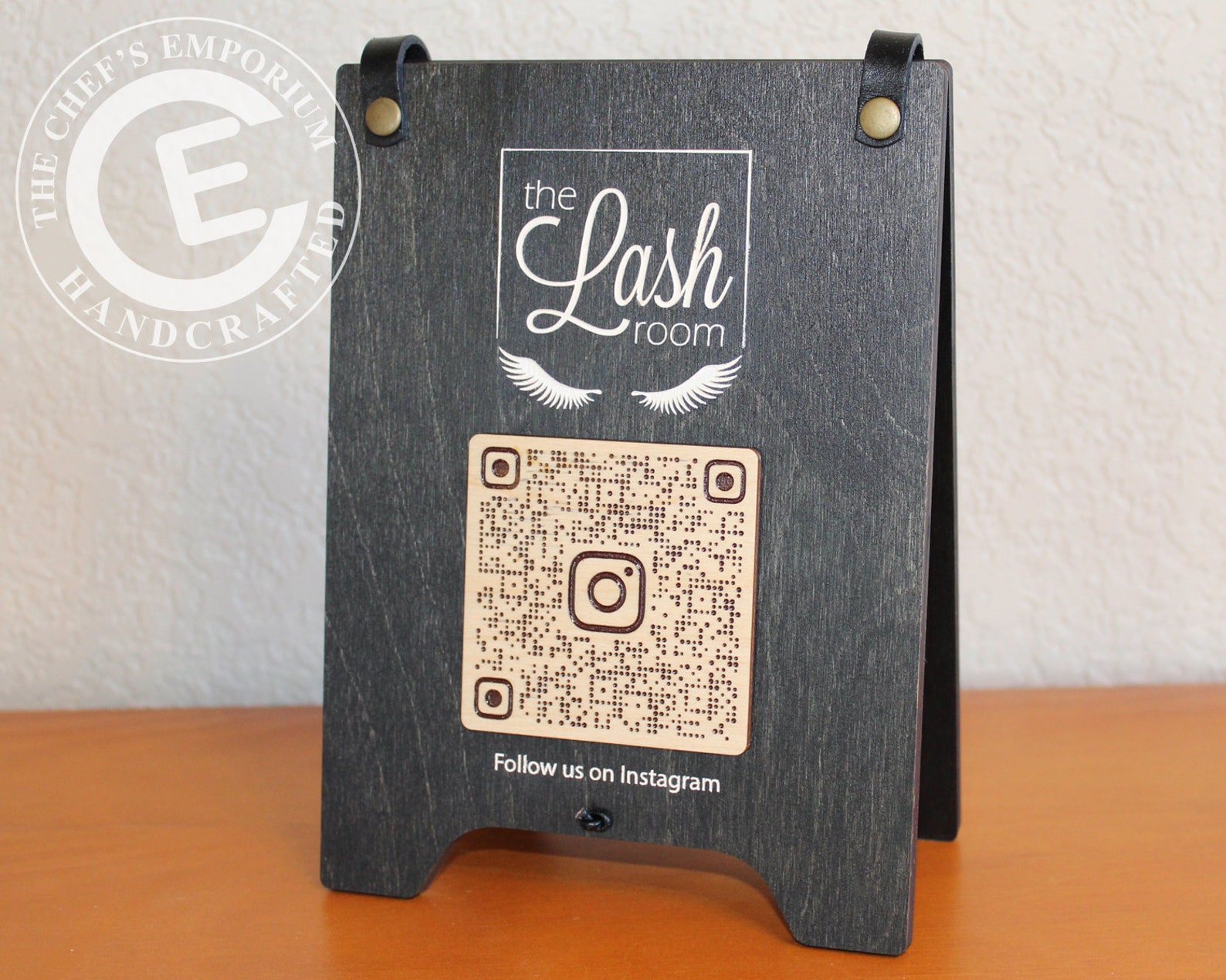 Table Sign QR Code SCAN for MENU Custom Engraved Wooden - Etsy