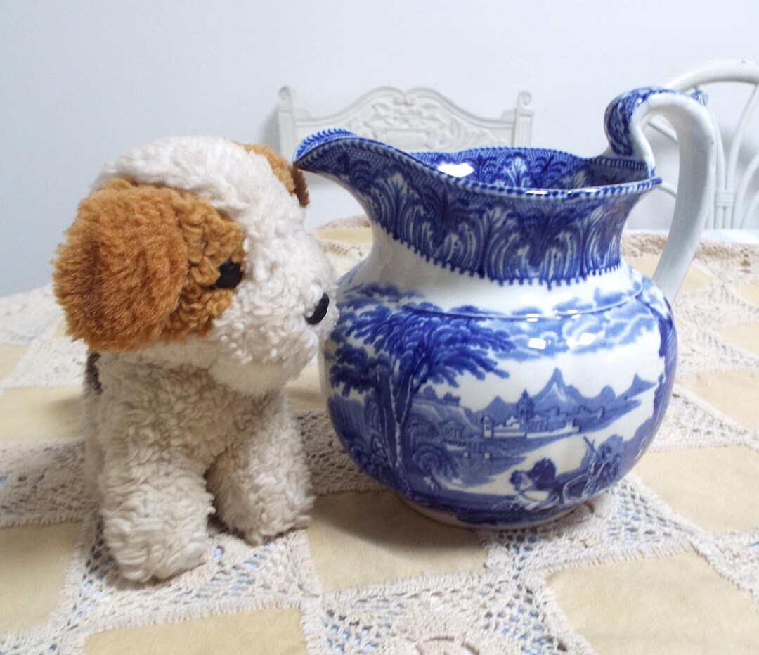 Edwardian Jug Antique Pitcher Vintage Jug Antique Edwardian Cauldon ...