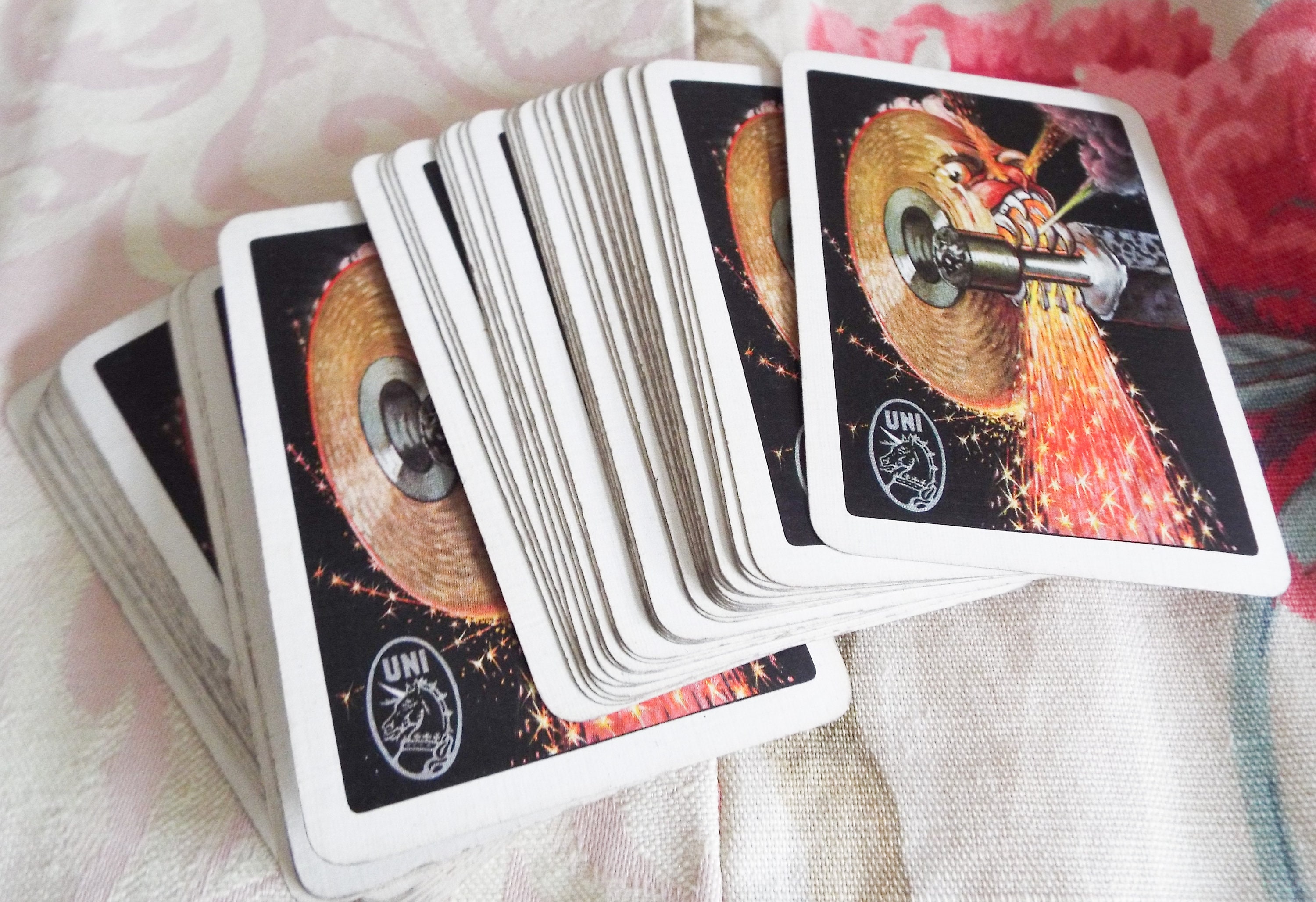 2 Deck Antique Sets of 1920s / 1930s Playing Cards Country Fair Merry ...