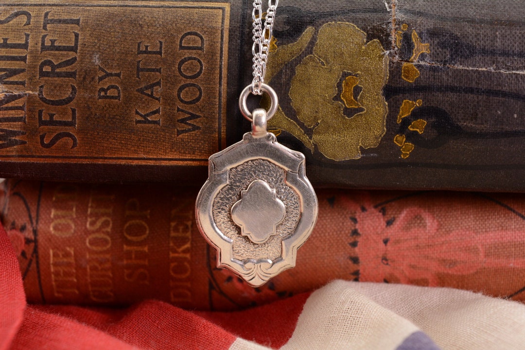 Antique Fob Medal | Edwardian Sterling Silver Medallion | 1913 English ...