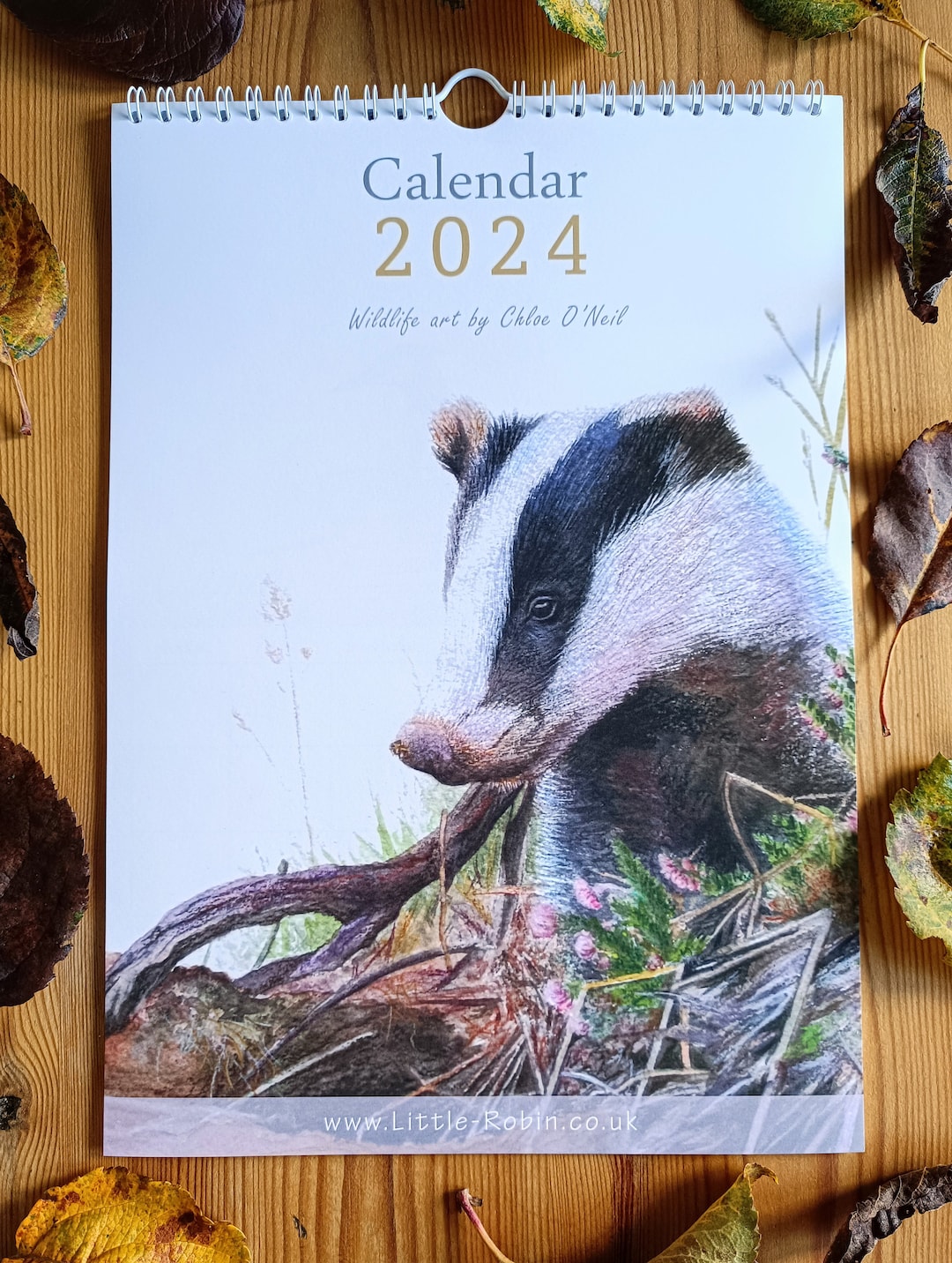 2024 Calendar British Wildlife Art A4 Calendar Christmas - Etsy Australia