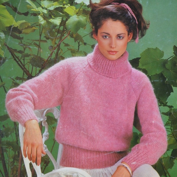 Polo Neck Knitting Pattern - Etsy UK