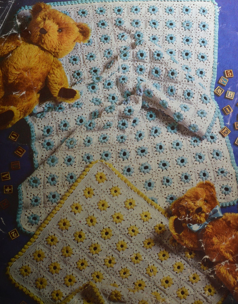 Vintage Crochet Pattern Pram Cover Blanket Two Sizes Pdf | Etsy