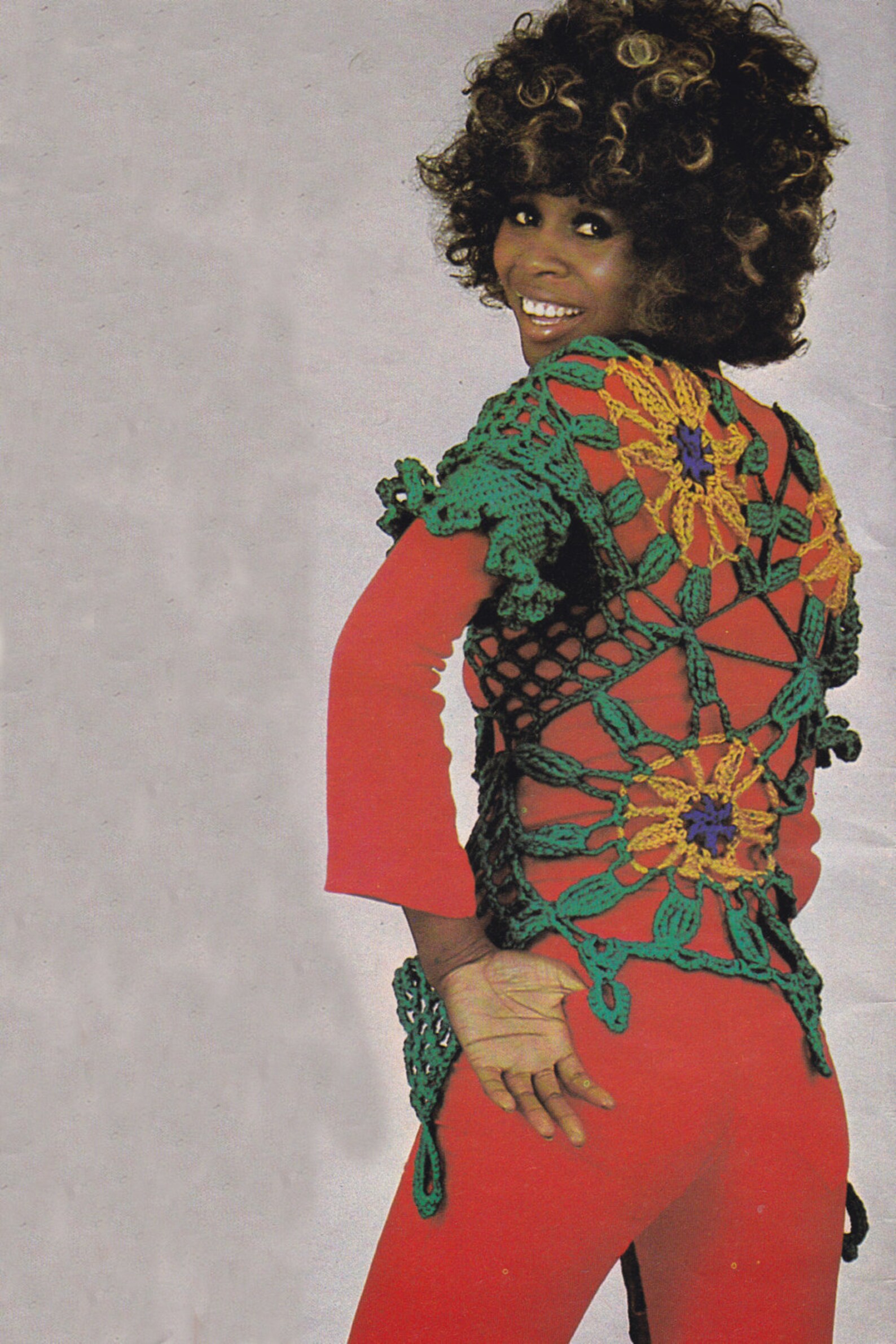 Pdf Vintage Crochet Pattern Cobweb Top Cover up Pdf INSTANT Download ...