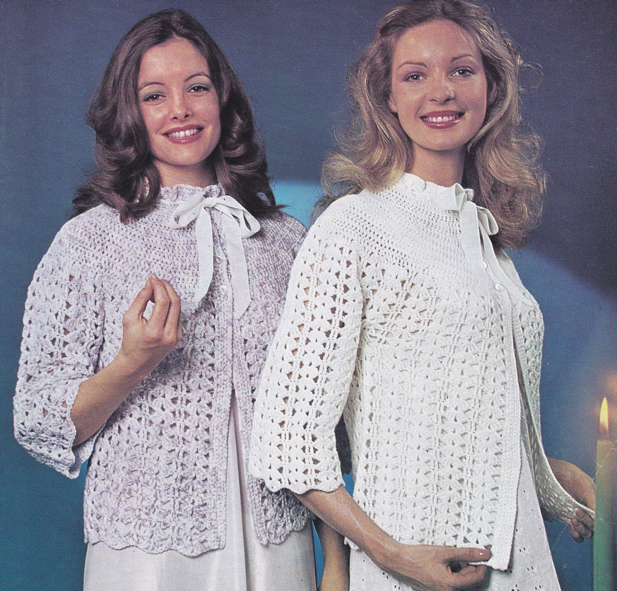 Women Bed Jacket Vintage Crochet Bedjacket Pattern Crocheted Pdf ...