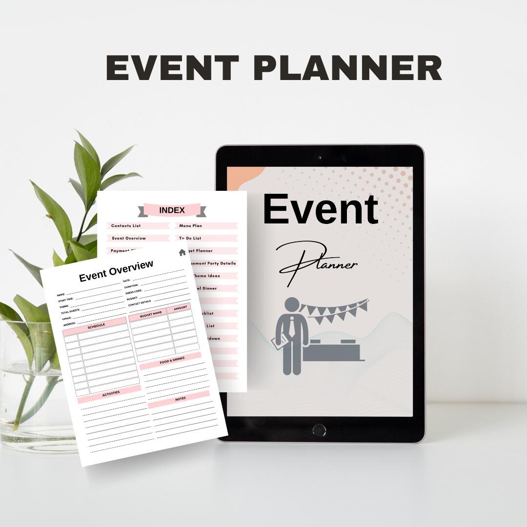 Event Planner Canva|editable Event Planner Canva|editable Planner Canva ...