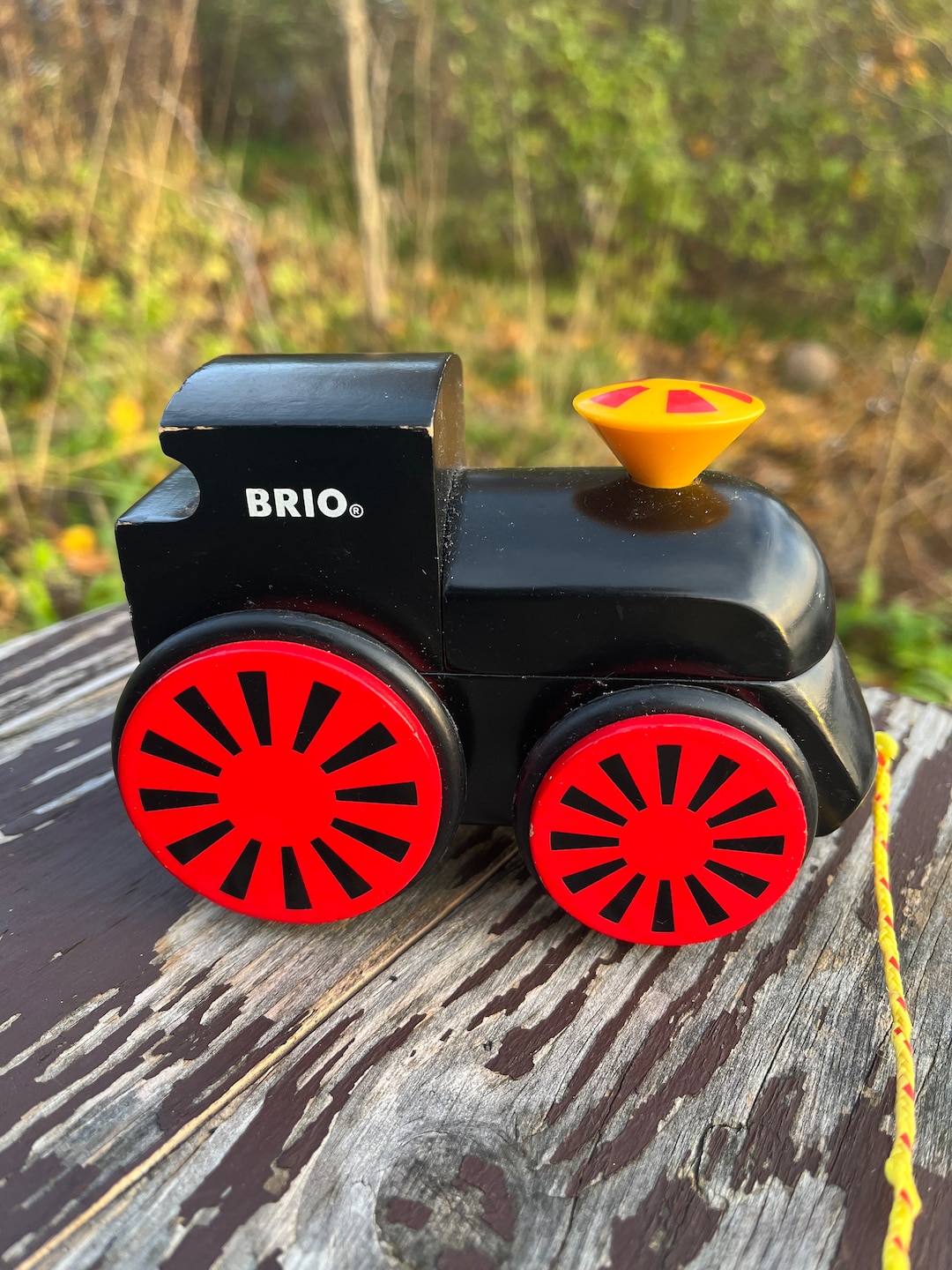 BRIO Locomotive Train Wooden Toys Pull Car Retro Toy Modernist - Etsy