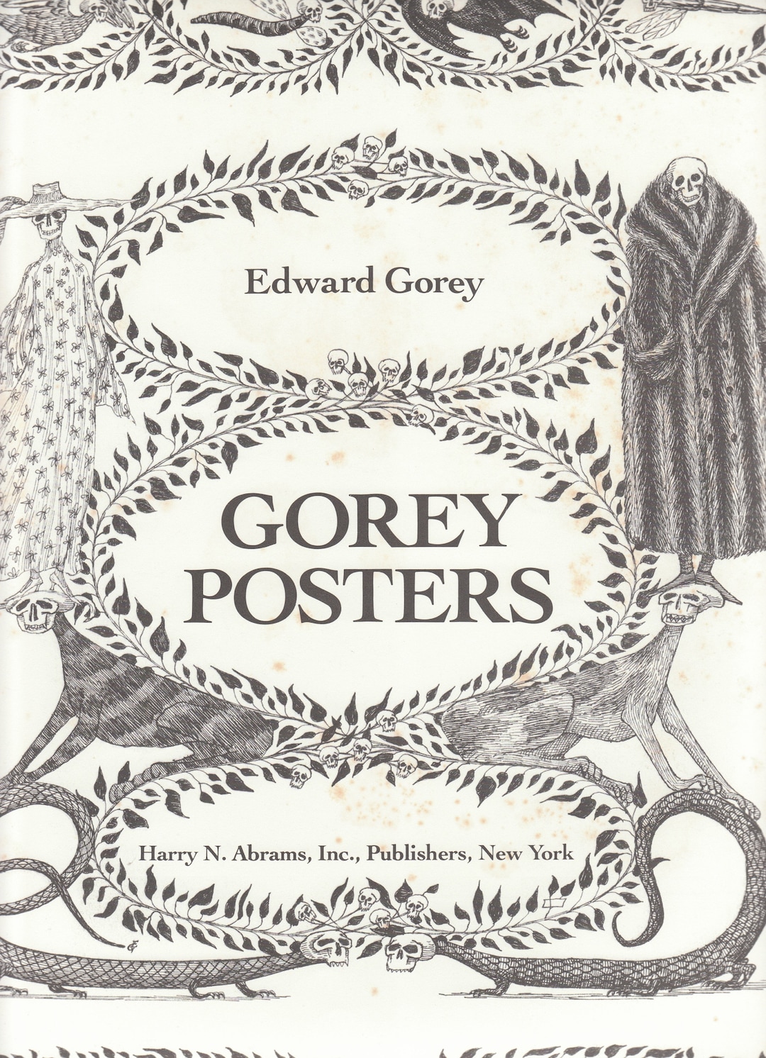 Edward Gorey Poster Edward Gorey Vintage Edward Gorey Collectible ...