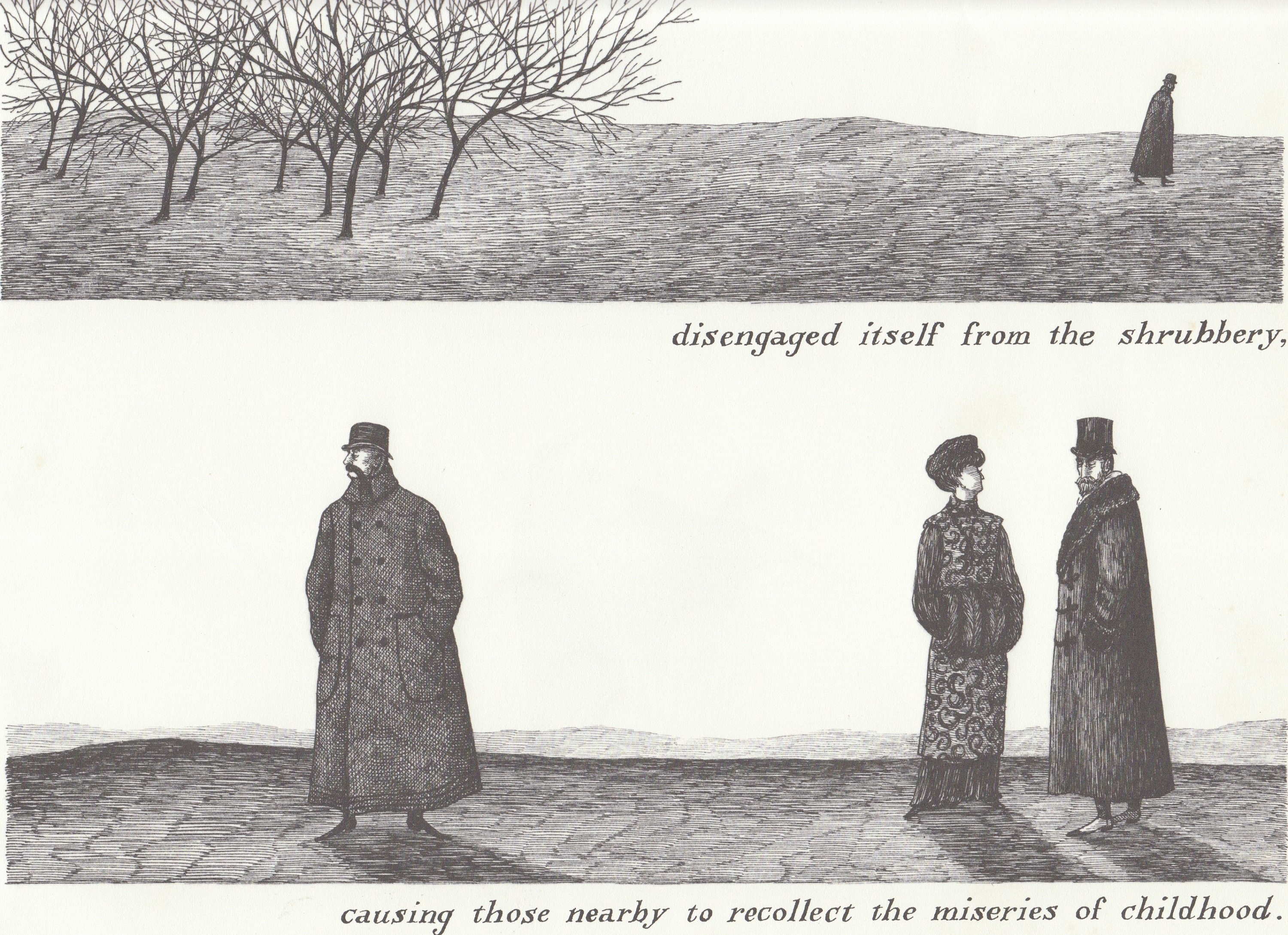 Edward Gorey Poster Gothic Edward Gorey Goth Decor A Bat From | Etsy