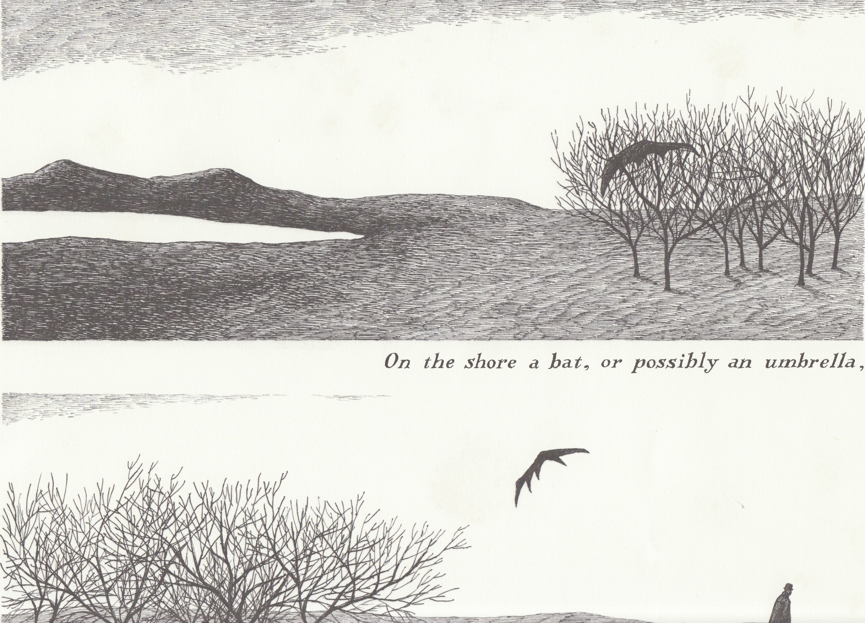 Edward Gorey Poster Gothic Edward Gorey Goth Decor A Bat From | Etsy