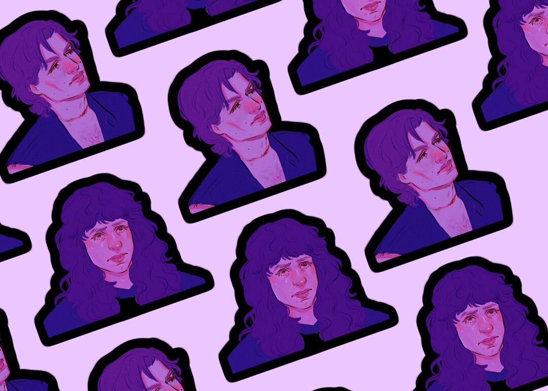 Steddie Holographic Stickers | Upside Down - Etsy