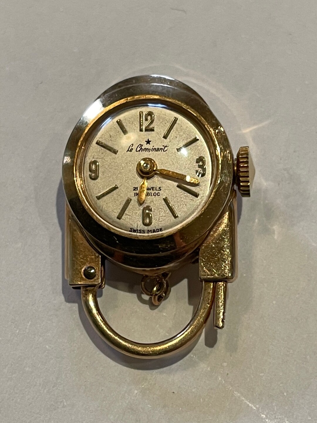 Watch Clasp Padlock Circa 1950 9k Gold - Etsy