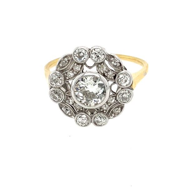 Antique Edwardian Cluster Ring - Etsy