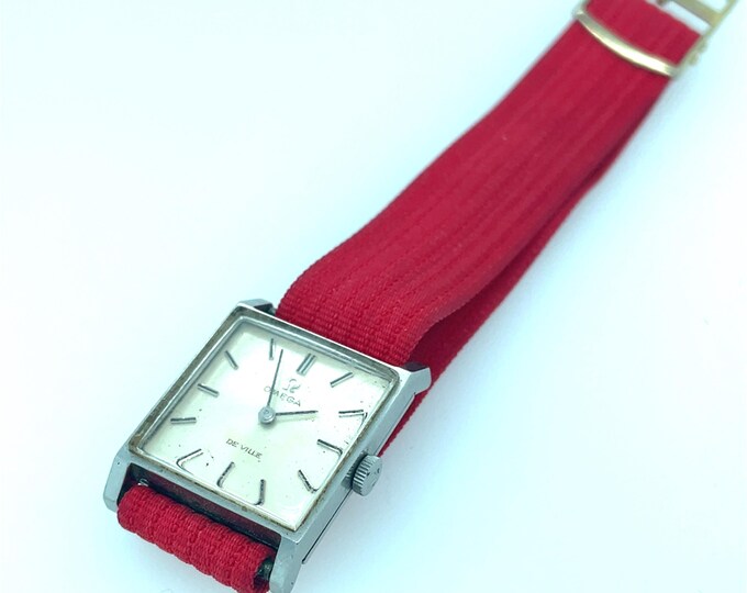 Omega Square Faced Rare 1970s Watch - Etsy