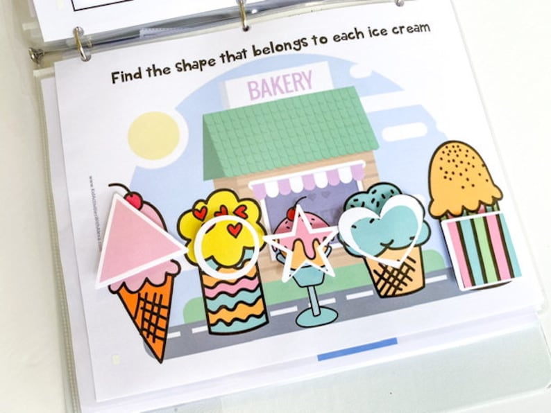 2 Year Old Printables Binder - Fun Themed Activity Book for Children ...