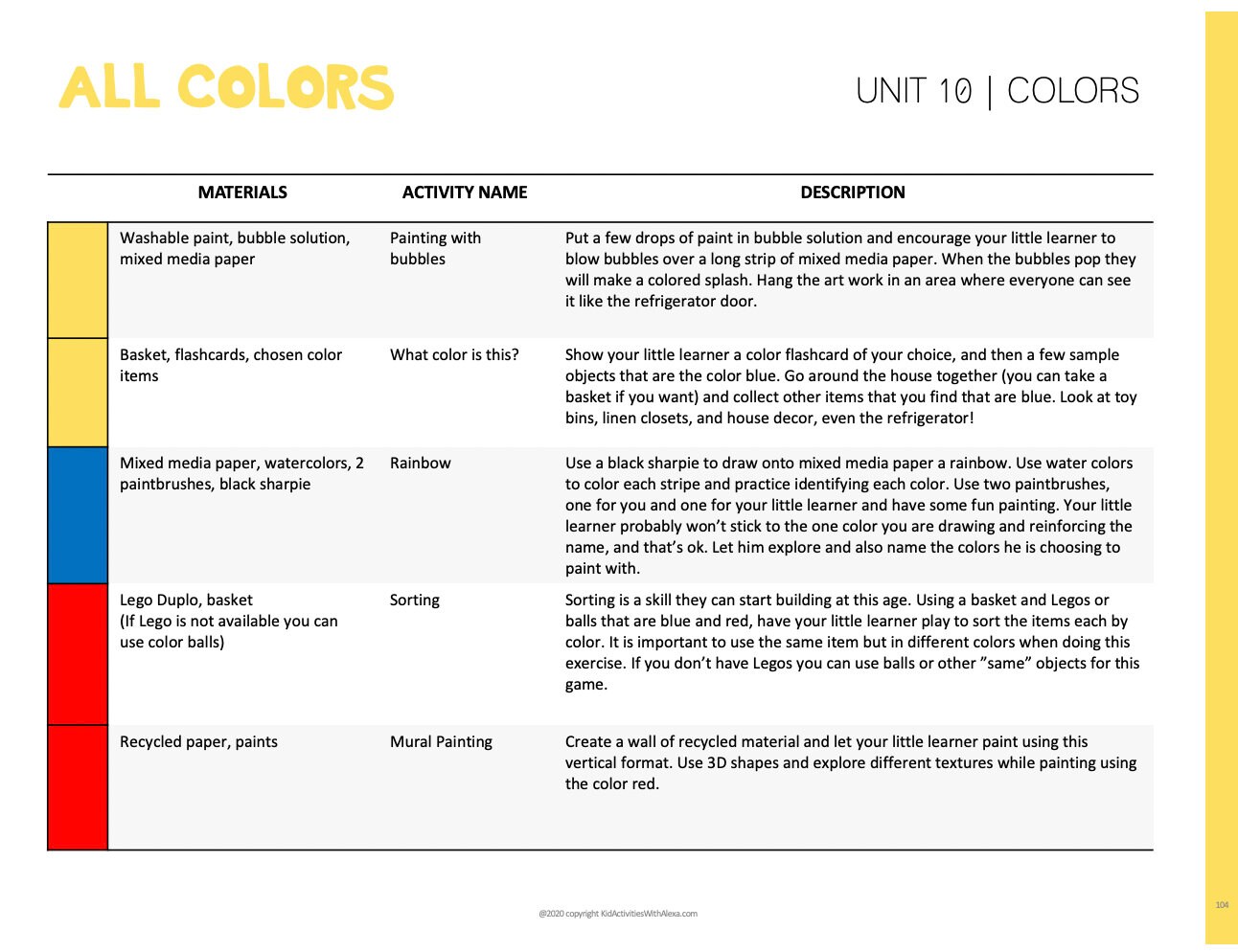 MY FIRST SCHOOL: Curriculum - Fun Themed Activity Book for Children ...