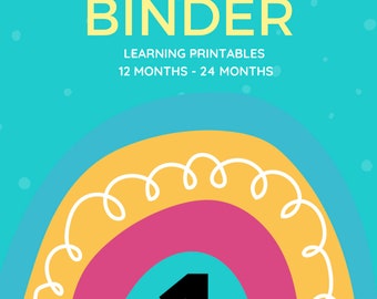 2 Year Old Printables Binder - Fun Themed Activity Book for Children ...