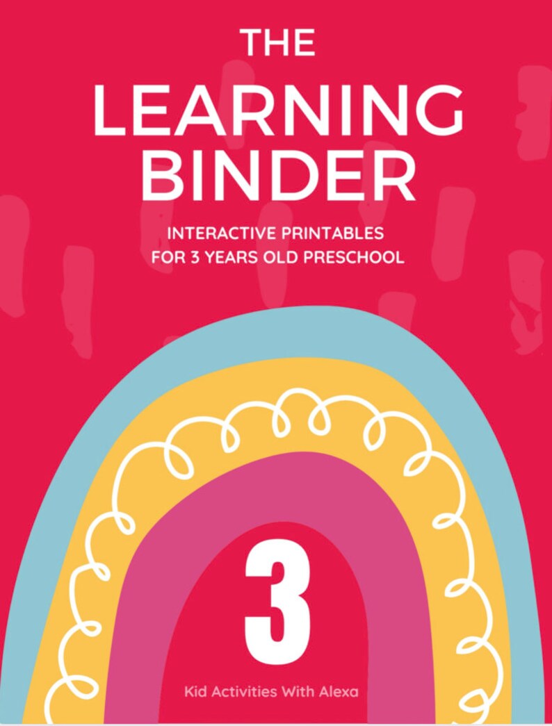 3 Year Old Printables Binder - Fun Themed Activity Book for Children ...