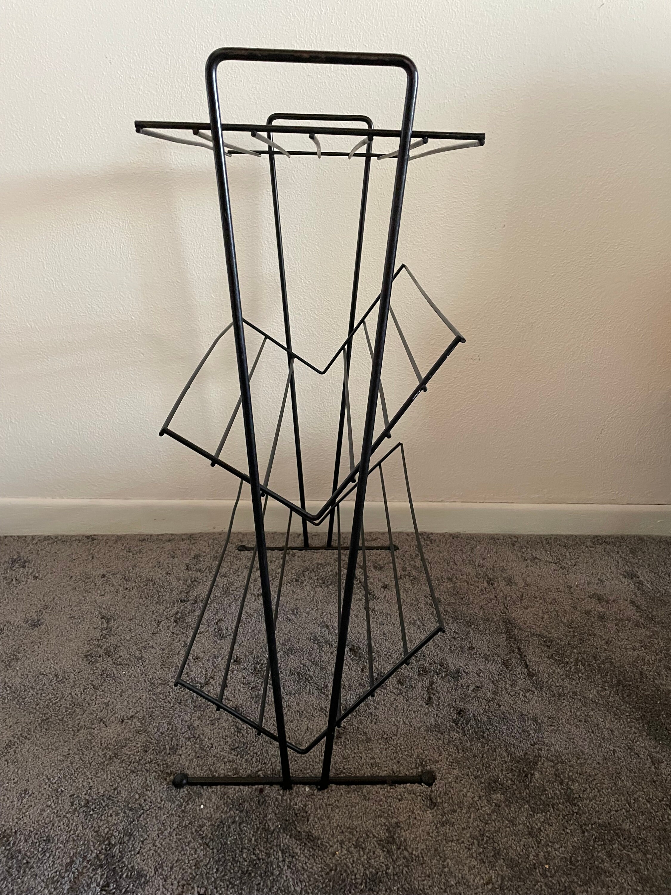 MCM Mid Century Wire Bookshelf Table Atomic Age 50s 60s Retro Decor - Etsy