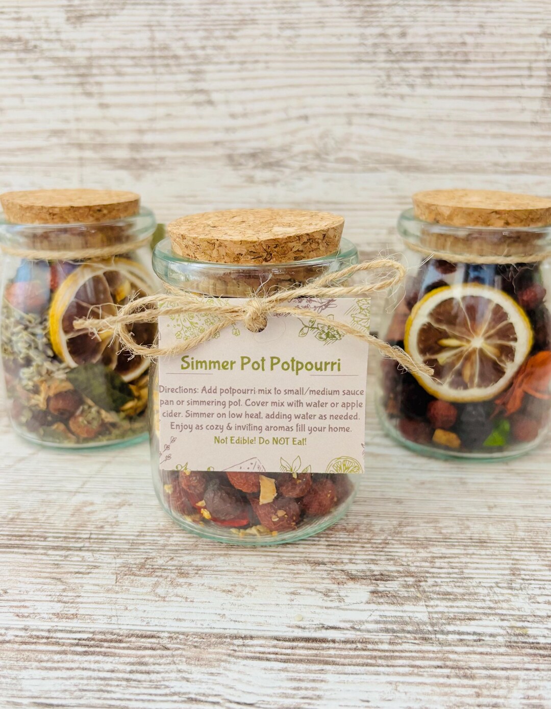 Simmer Pot Potpourri Jars - Etsy