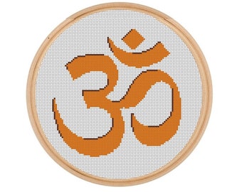 Om Symbol Instant Download PDF Cross Stitch Pattern - Etsy