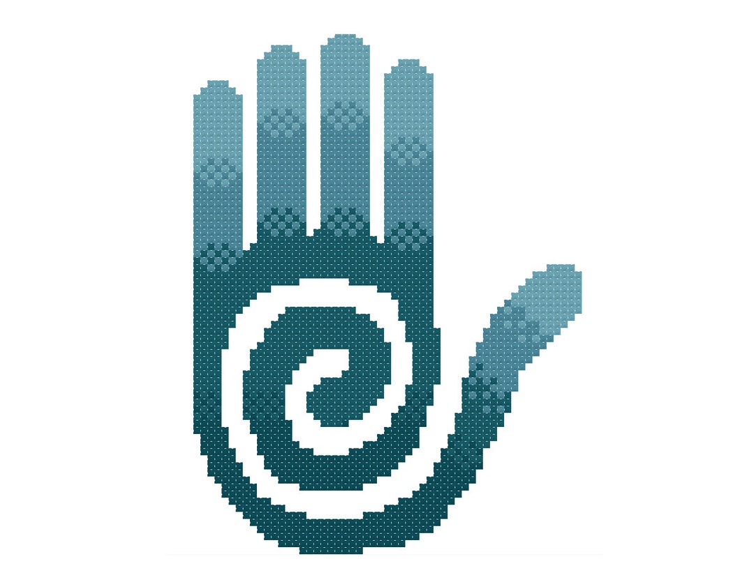 Healing Hand Cross Stitch Pattern - Etsy