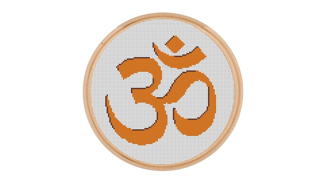Om Symbol Cross Stitch Pattern - Etsy