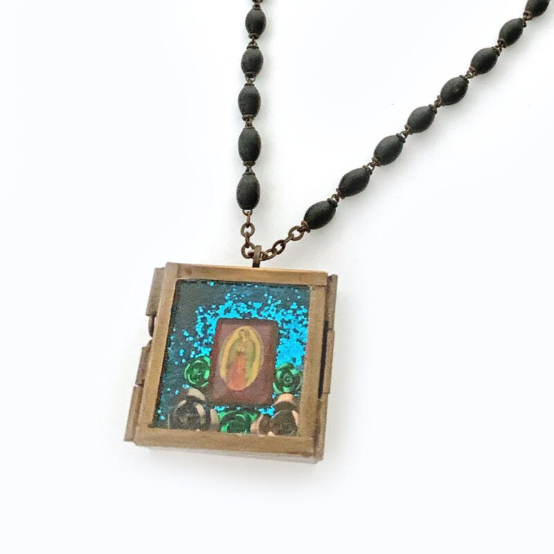 Shadow Box Pendant - Etsy