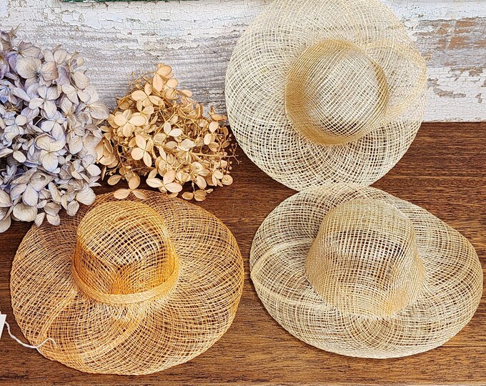 Vintage Doll Sinamay Hat You Choose Style - Sinamay Doll Hat - Craft ...