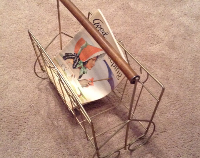 Mid Century Modern Magazine Rack - Etsy